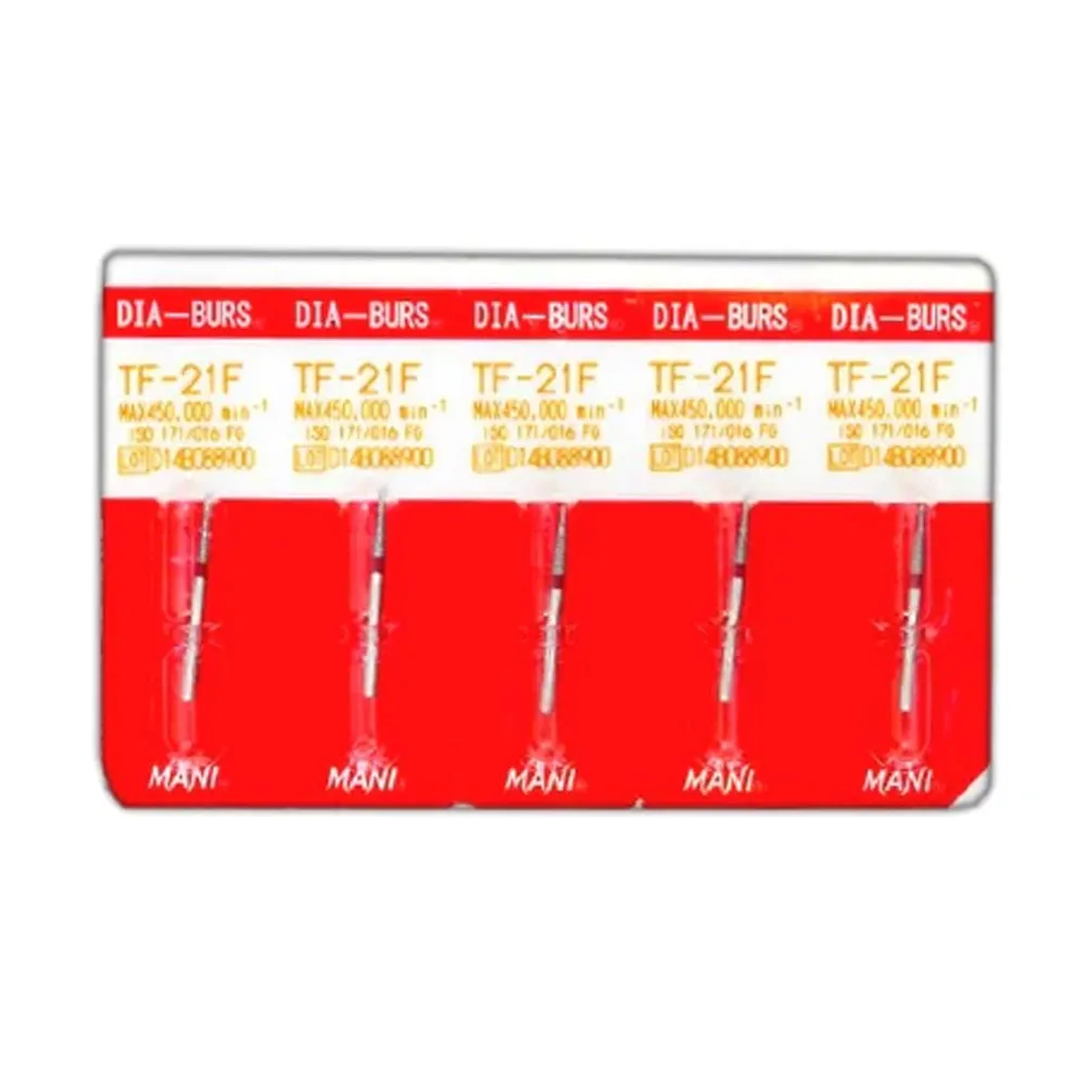 Mani Diamond Burs - Taper Flat End / Tf Series | DentalKart