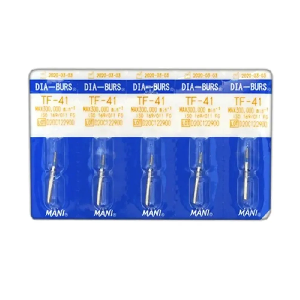 Mani Diamond Burs - Taper Flat End / Tf Series | DentalKart