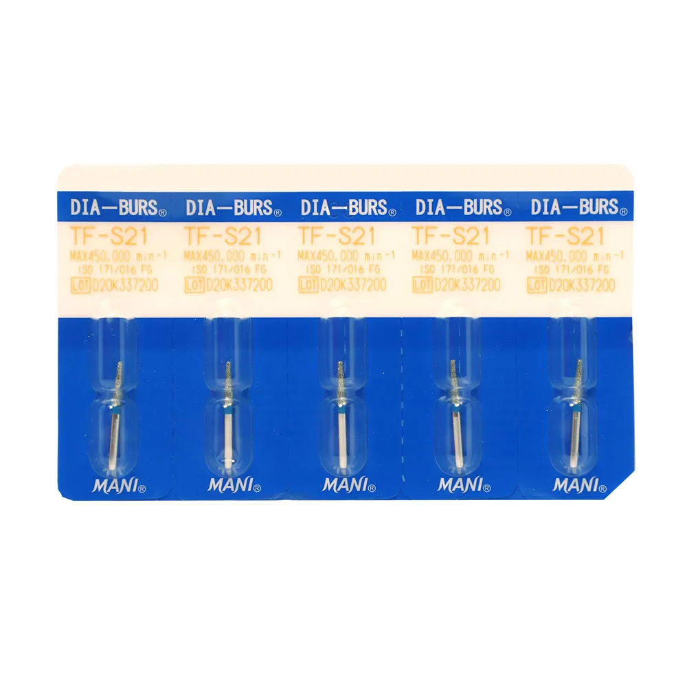 Mani Diamond Burs - Taper Flat End / Tf Series | DentalKart