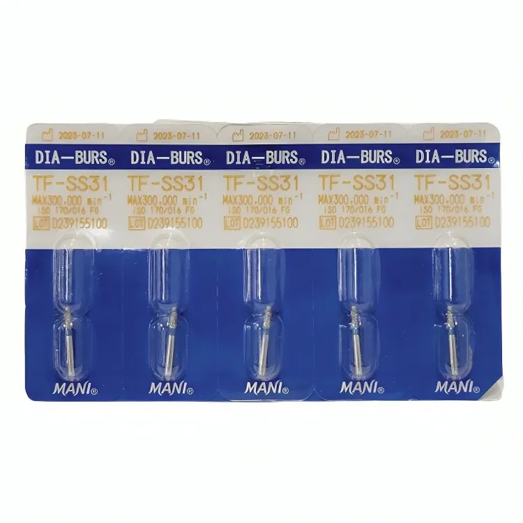 Mani Diamond Burs - Taper Flat End / Tf Series | DentalKart