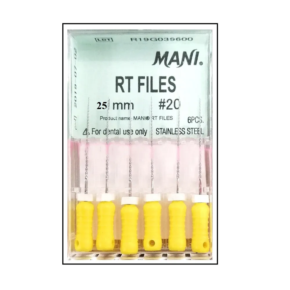 Buy Mani RT Files 25mm Online at Best Price | DentalKart