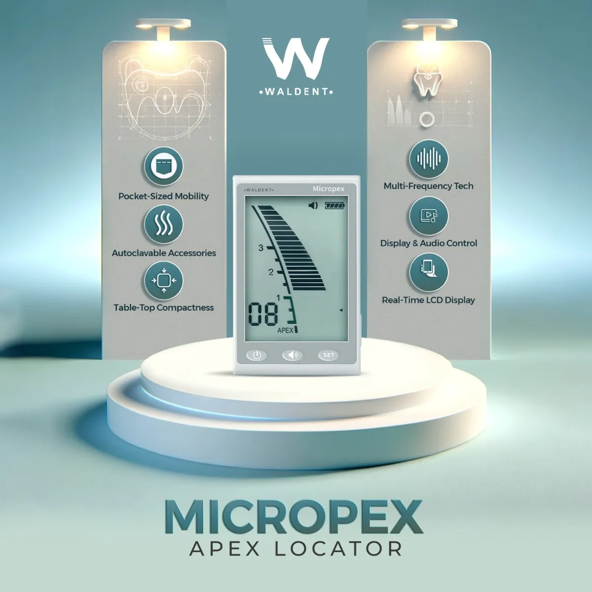 Buy Waldent Micropex Apex Locator Online at best price| Dentalkart