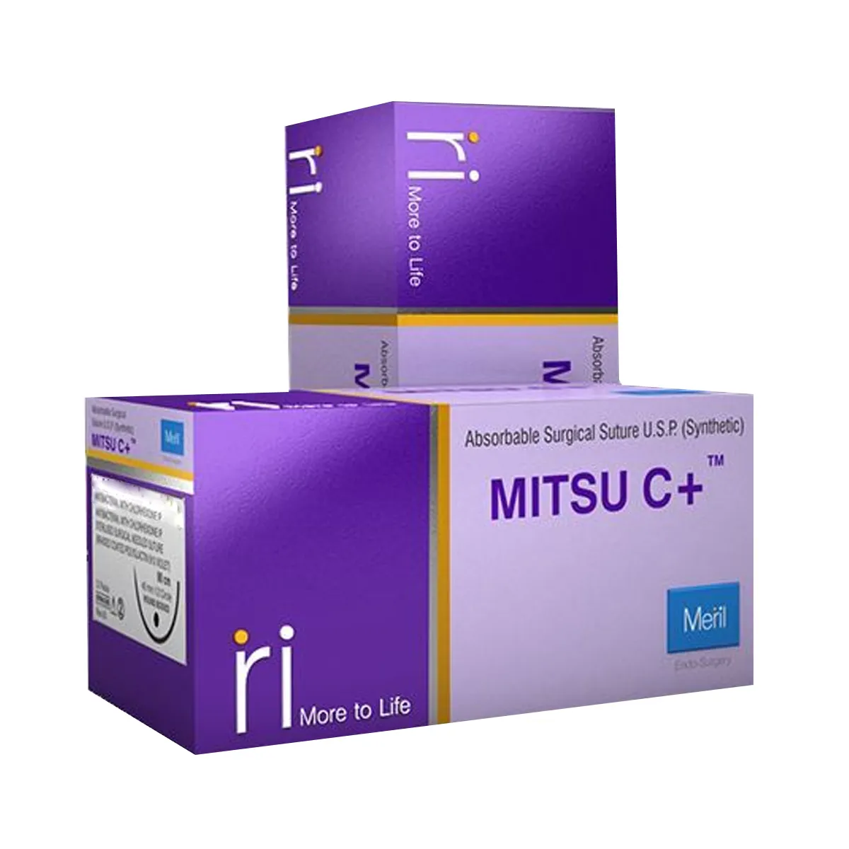 Meril Mitsu C+ #2-0 Polyglactin 910 Suture With Chlorhexidine