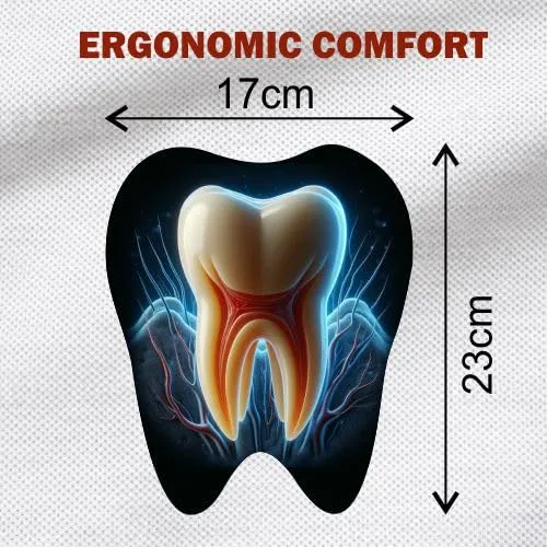 Unique Dents Tooth Shape Mouse Pad