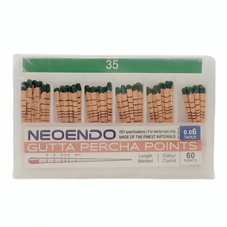 Neoendo Gutta Percha Points 6% (Length Marked)