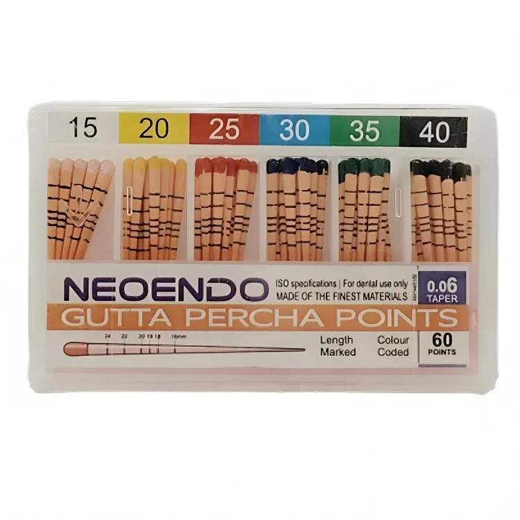 Neoendo Gutta Percha Points 6% (Length Marked)