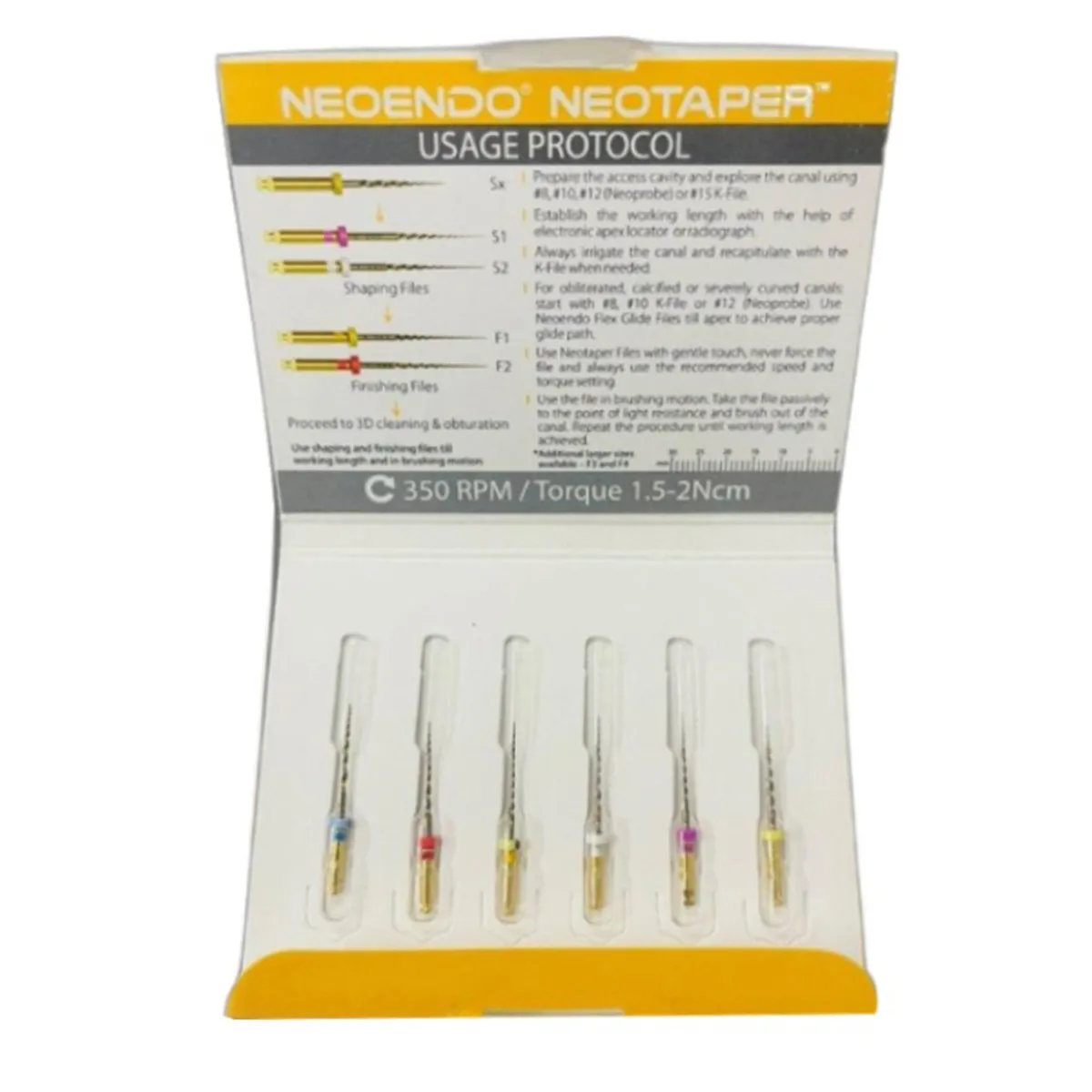 NeoEndo Neotaper NiTi Rotary Files