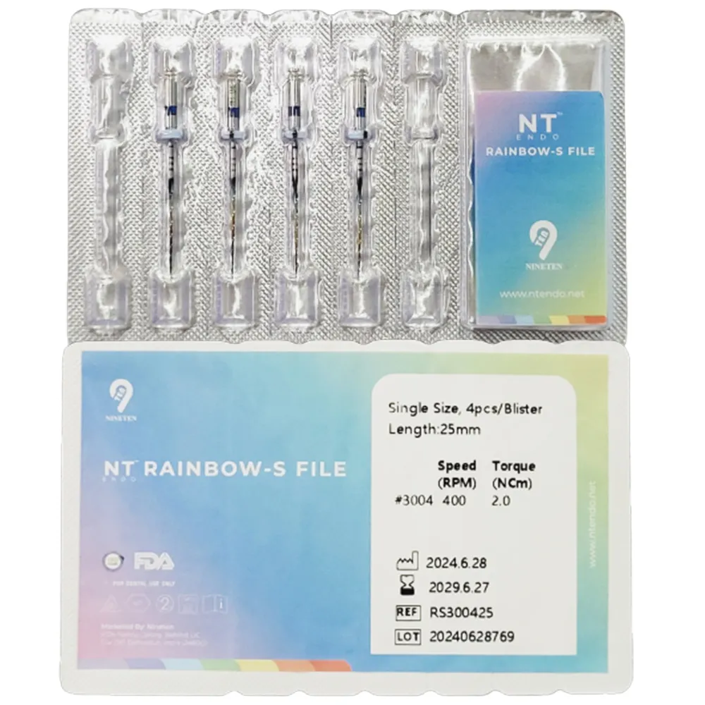 NT Rainbow S NiTi Rotary Files | Advanced Root Canal Treatment | Dentalkart