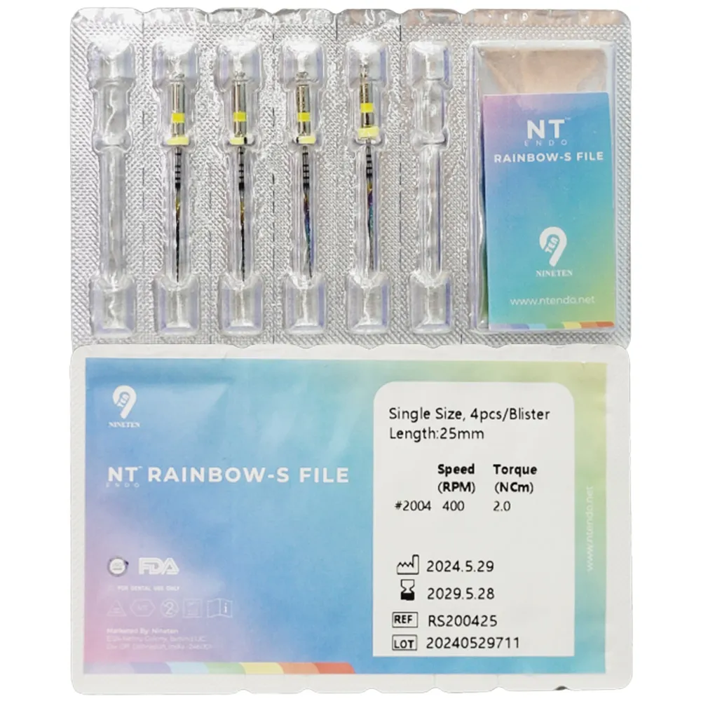 NT Rainbow S NiTi Rotary Files | Advanced Root Canal Treatment | Dentalkart