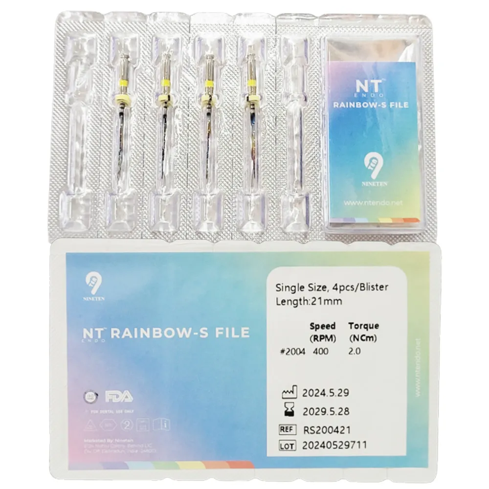 NT Rainbow S NiTi Rotary Files | Advanced Root Canal Treatment | Dentalkart