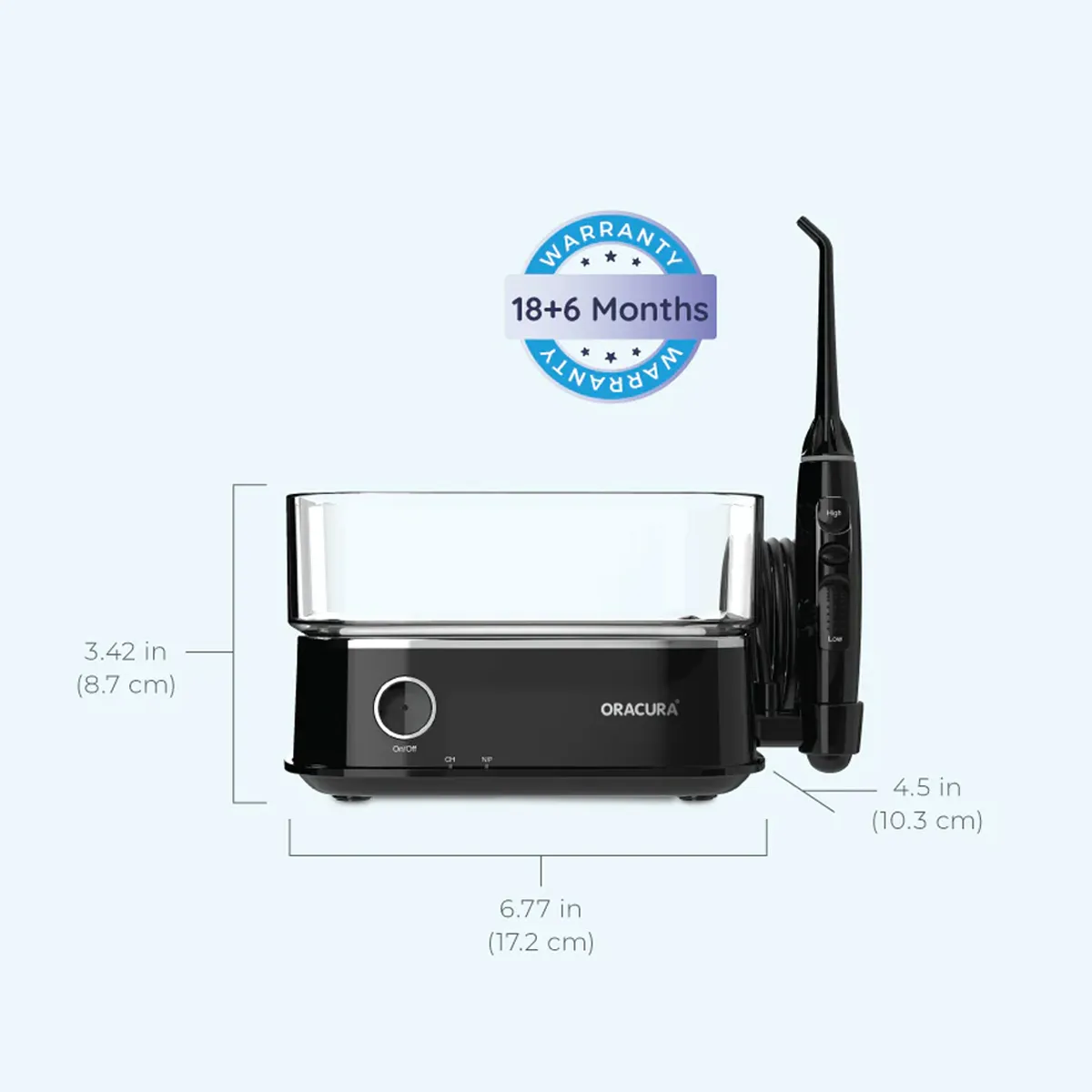 Oracura OC450 Dental PRO Countertop Smart Water Flosser