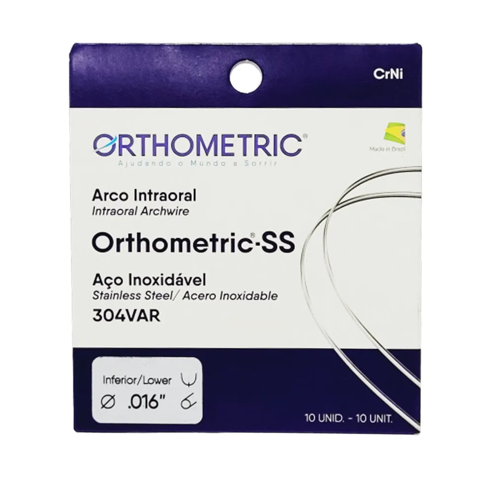 OrthoMetric SS Archwire - Round (10/Pk)