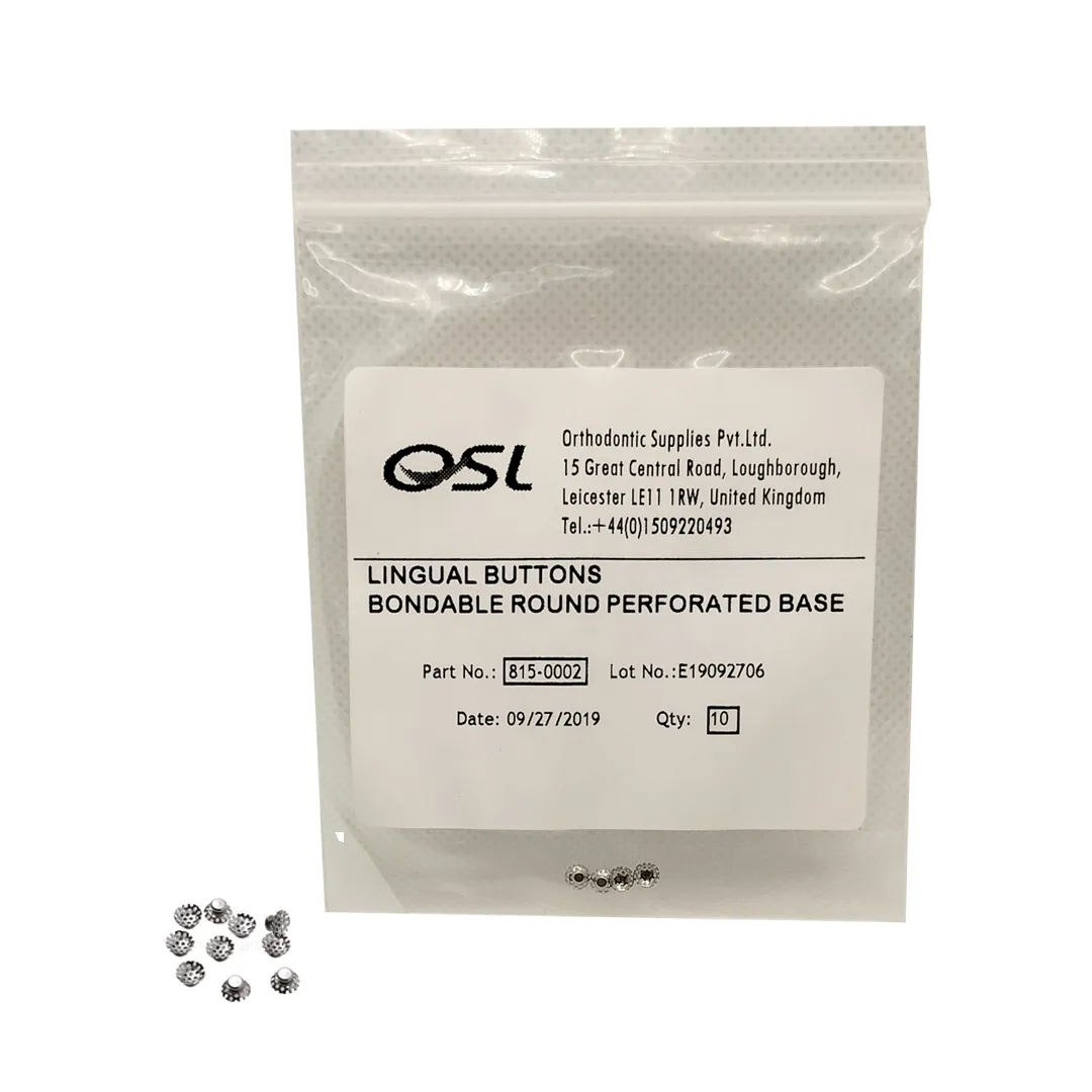 OSL Perforated Lingual Buttons (Pack Of 10)
