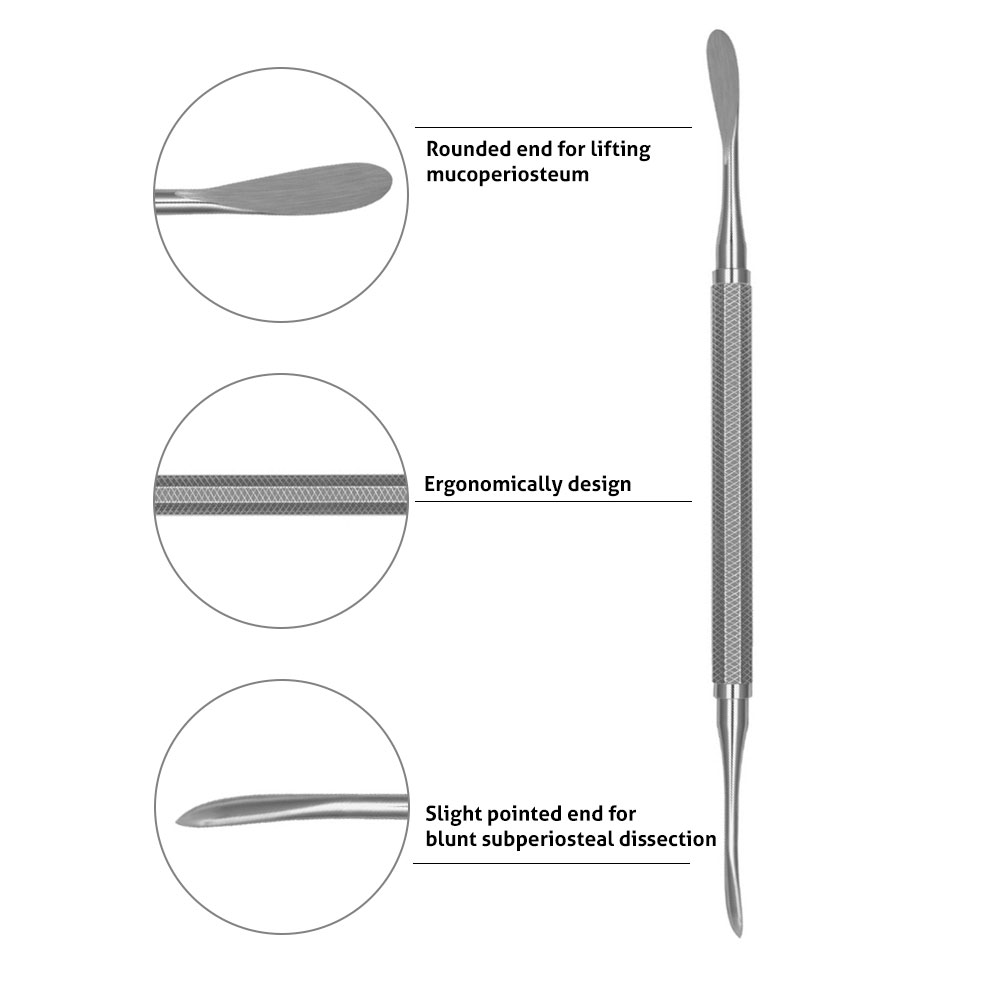 Waldent Molt No.9 Periosteal Elevator - Ergonomic, Lightweight, Rust ...