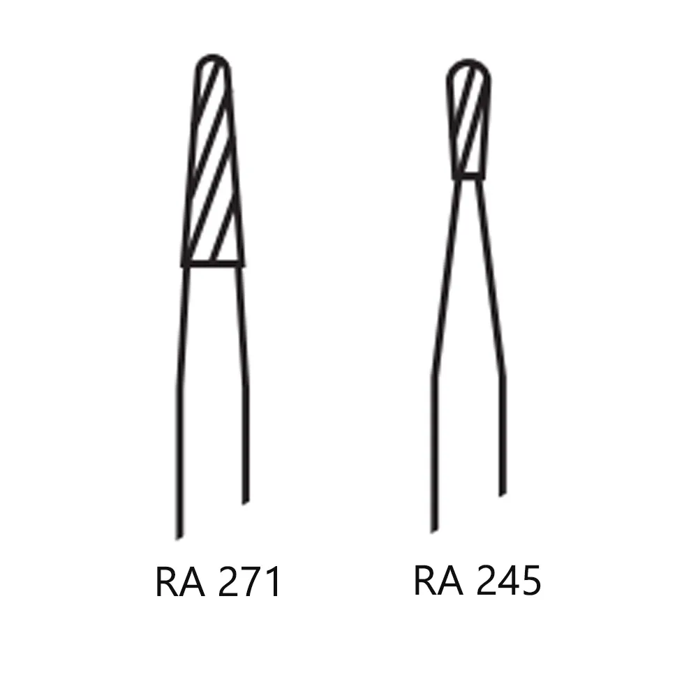 Pivo Amalgam Preparation Carbide Burs - RA (Pack Of 5)