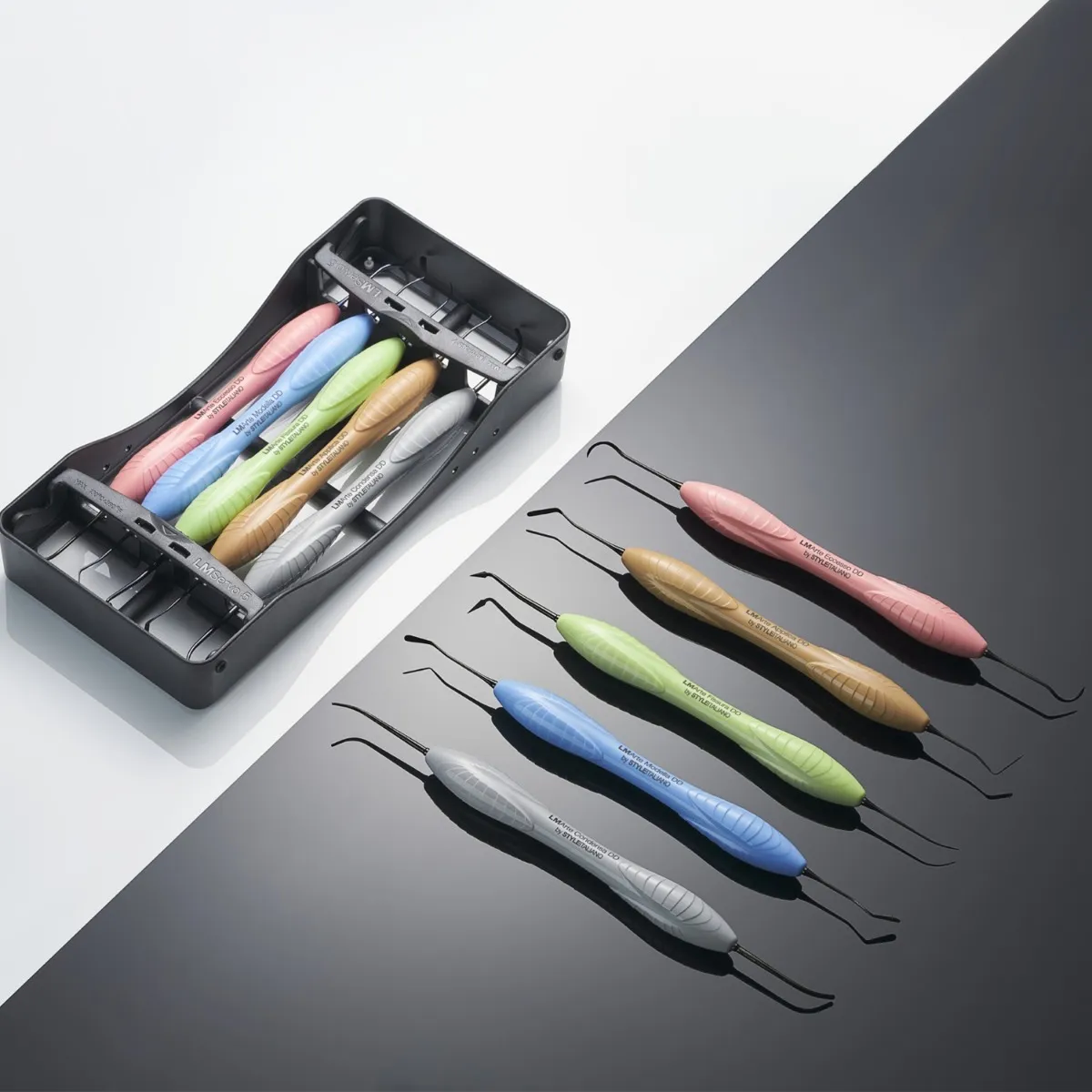 LM Arte Set - 5 Restorative Instruments With Cassette