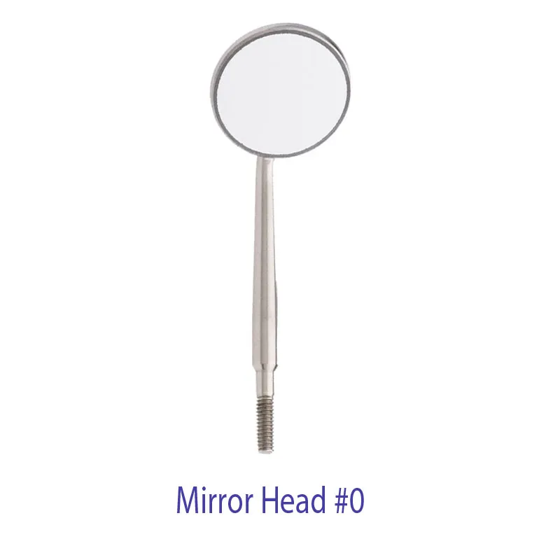 Zirc Crystal HD SS Mouth Mirror Heads
