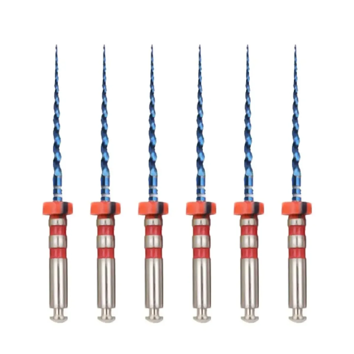 Buy SuperEndo Blue Files 25mm (Pack of 6) - Niti Heat Treated Rotary ...