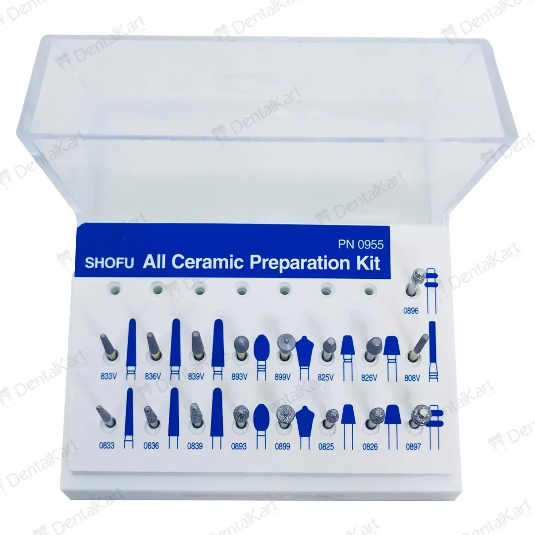 Shofu All Ceramic Preparation Kit - Accurate All-Ceramic Tooth ...
