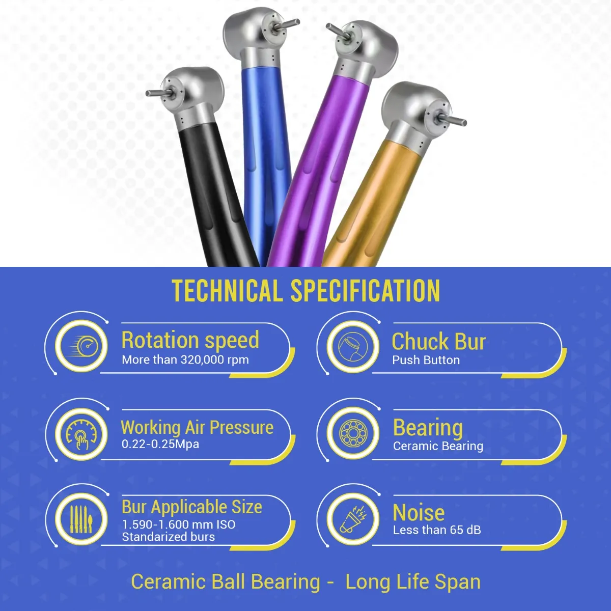 Waldent Spectra Airotor And Cartridge - Standard | Dentalkart