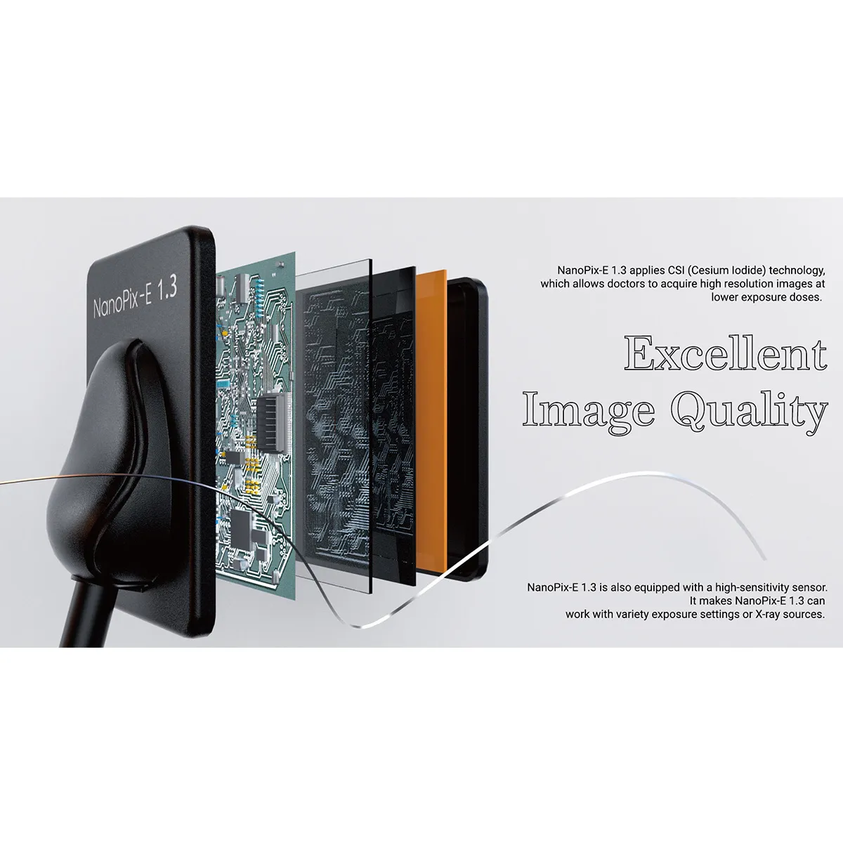 Eighteeth NanoPix E RVG Sensor - Size-1.3