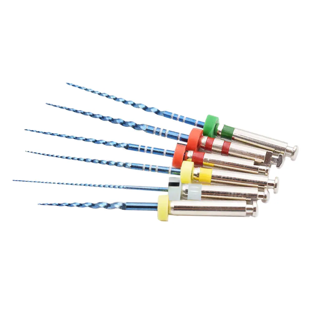 Buy SuperEndo Blue Files 25mm (Pack of 6) - Niti Heat Treated Rotary ...