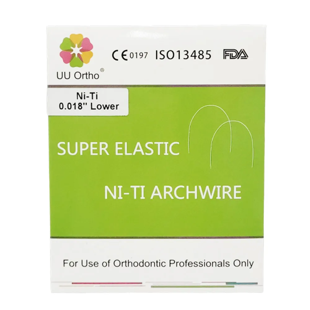 UU Ortho Super Elastic NiTi Archwires -Round Pk/10 | Dentalkart