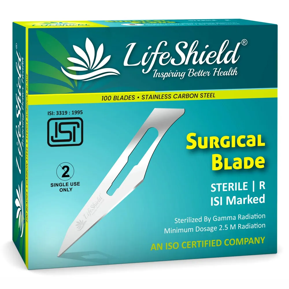 LifeShield Sterile BP Surgical Blades (Pack of 100)