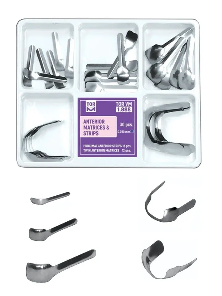 Buy TOR VM Anterior Metal Matrices & Strips Online - DentalKart