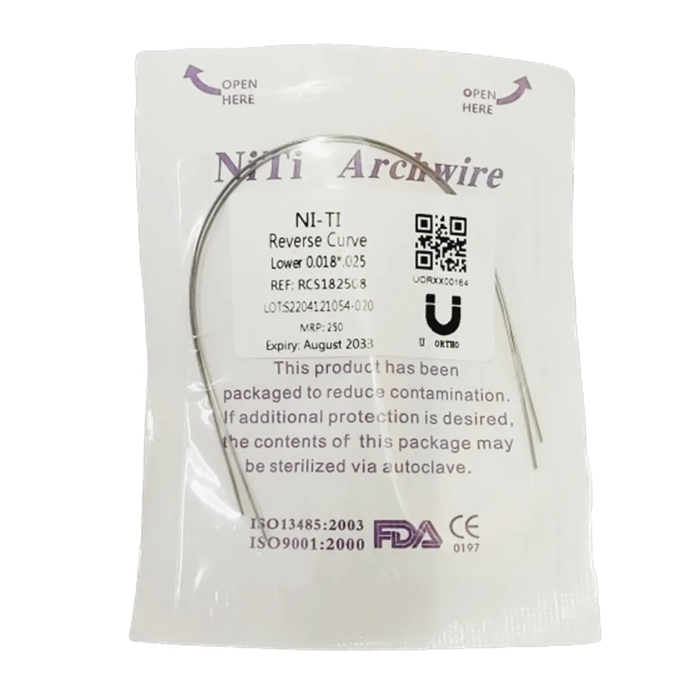 Shop U Ortho Niti Reverse Curve Archwire - Rectangular | Best ...