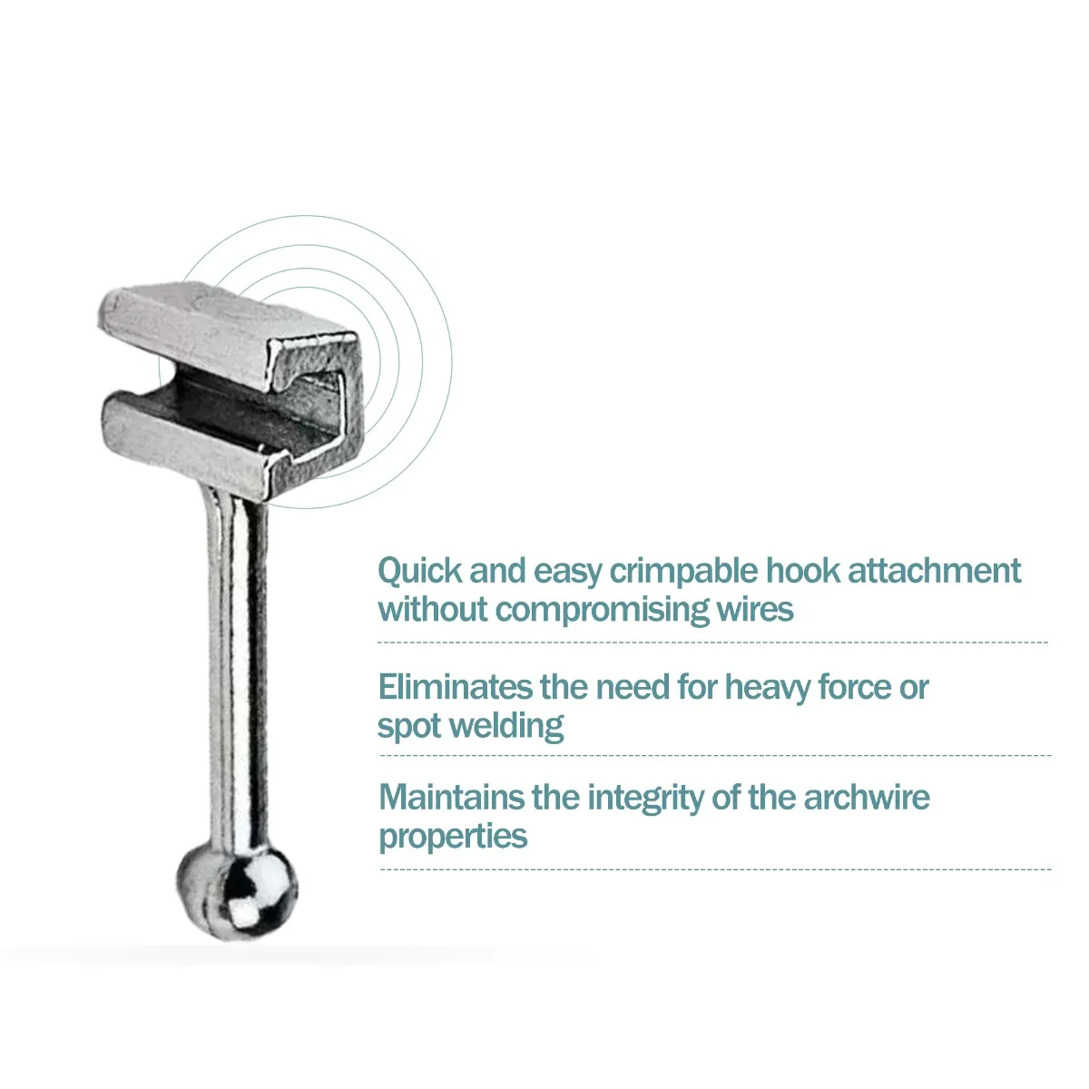 Buy U Ortho Crimpable Hook Long Online at Best Price | Dentalkart.com