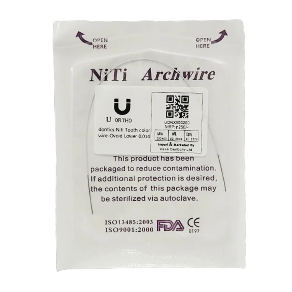 U Ortho Niti Tooth Color Wire - Ovoid at Best Price | Dentalkart