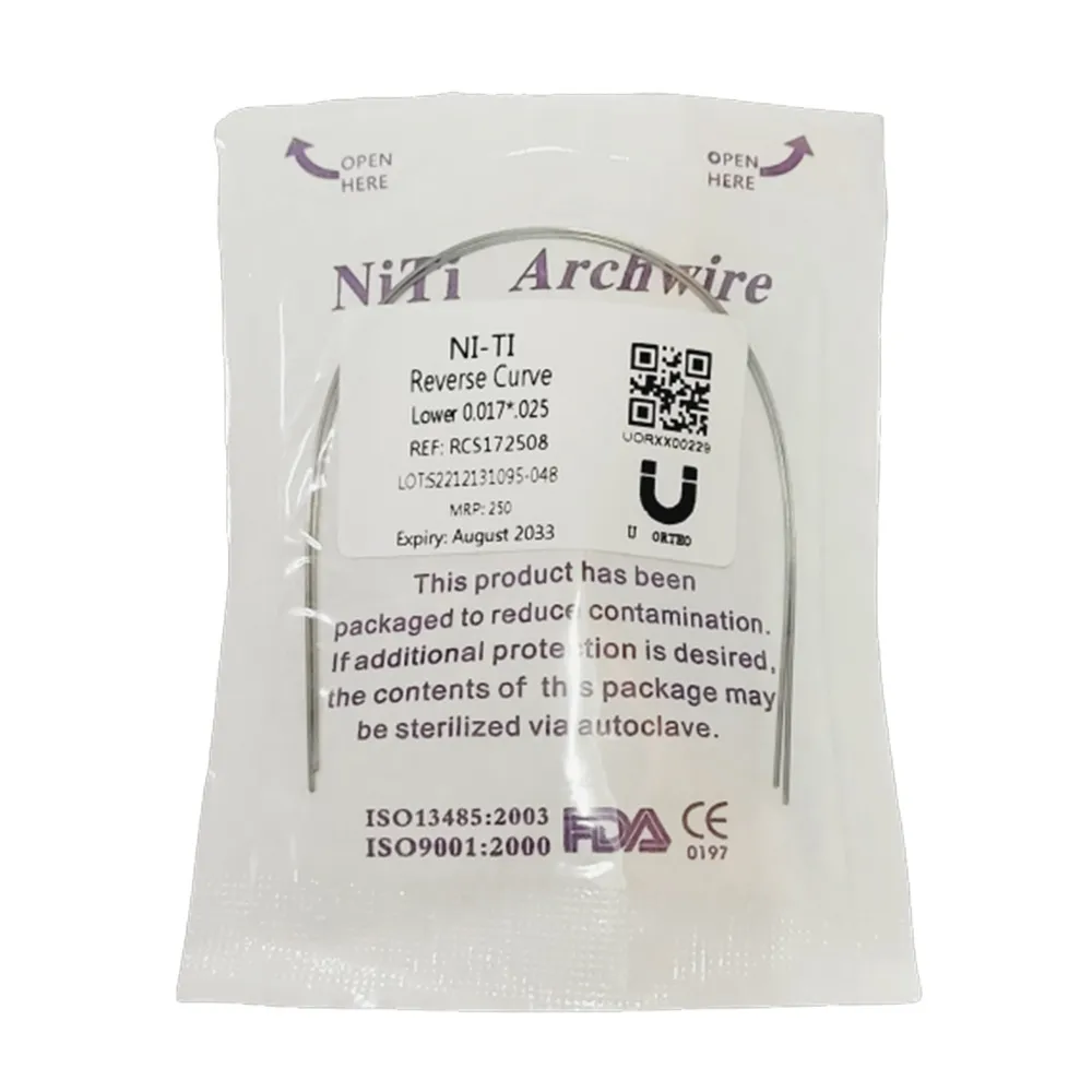 Shop U Ortho Niti Reverse Curve Archwire - Rectangular | Best ...
