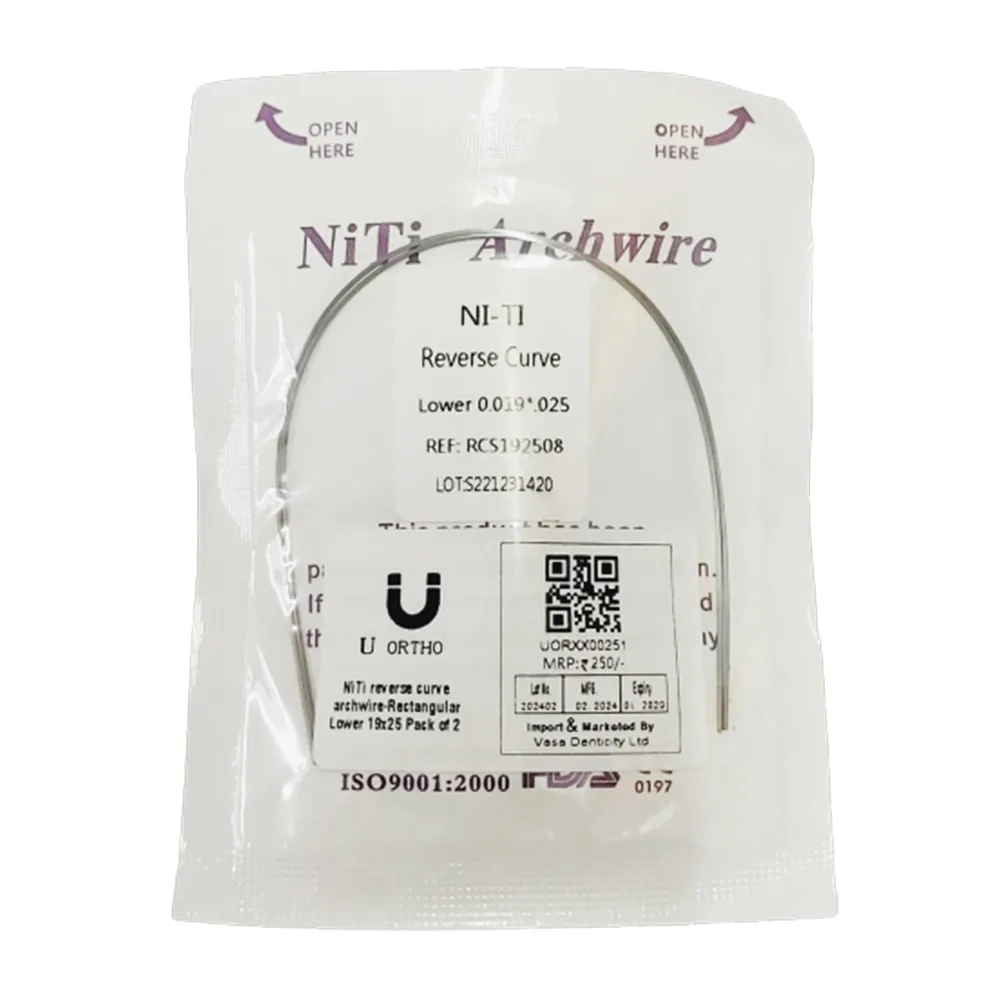 Shop U Ortho Niti Reverse Curve Archwire - Rectangular | Best ...