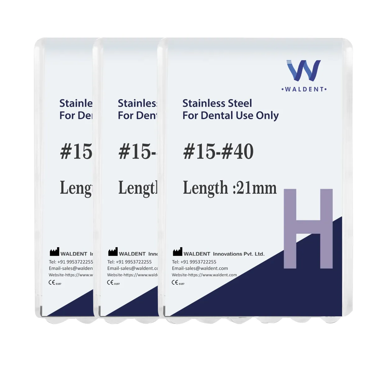 Waldent Professional H-File 21mm at Unbeatable Prices | DentalKart