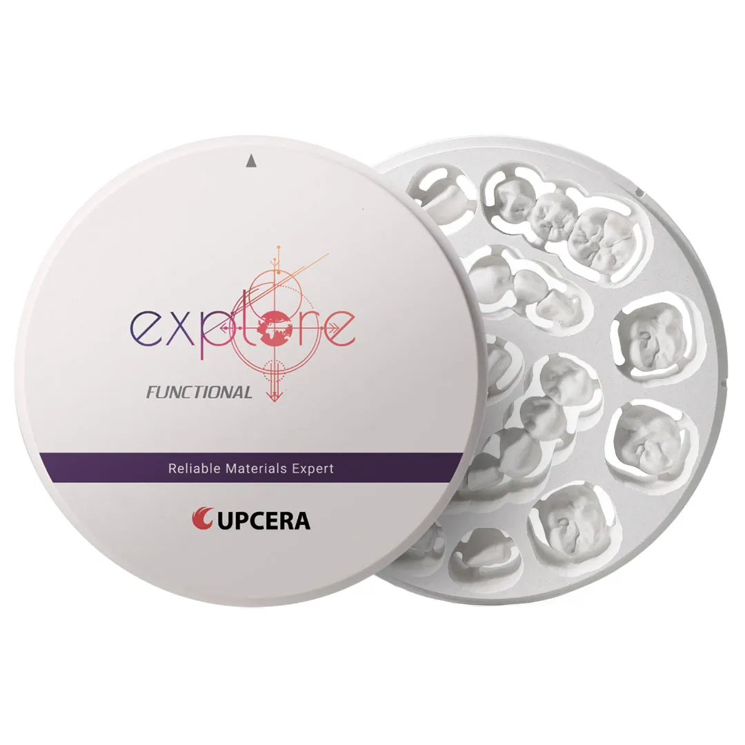Upcera Dental Zirconia Blanks Explore Functional (Shade A2)