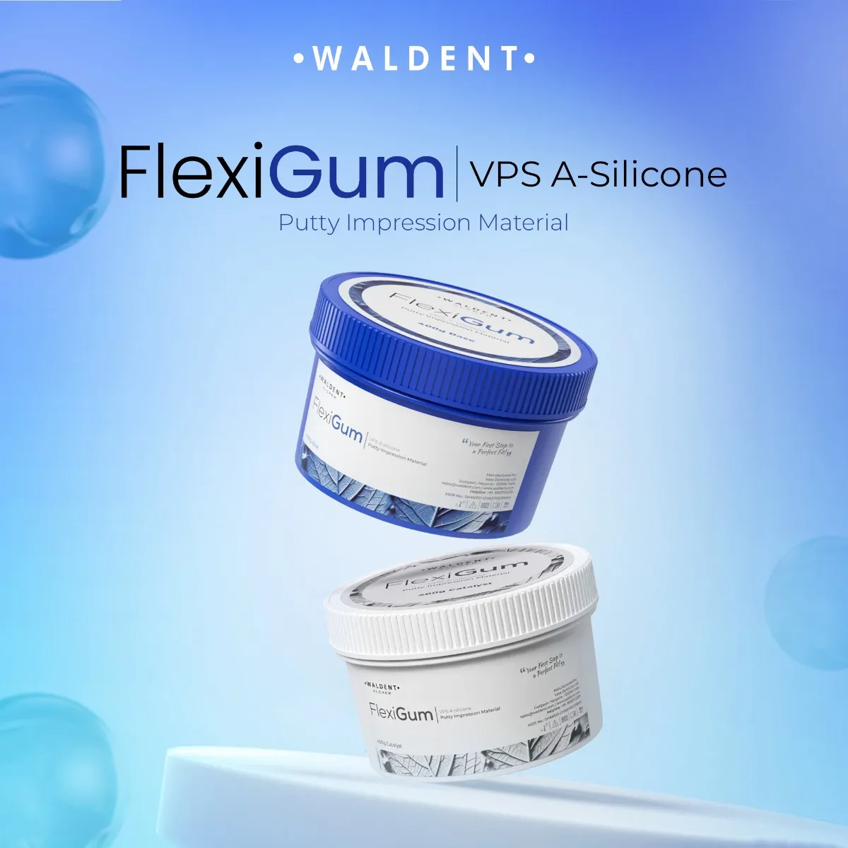 Buy Waldent FlexiGum VPS A-Silicone Putty | Dental Impression Material - Dentalkart