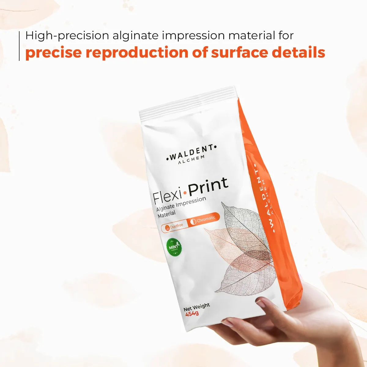 Waldent FlexiPrint Alginate Impression Powder | Dust-Free & High ...