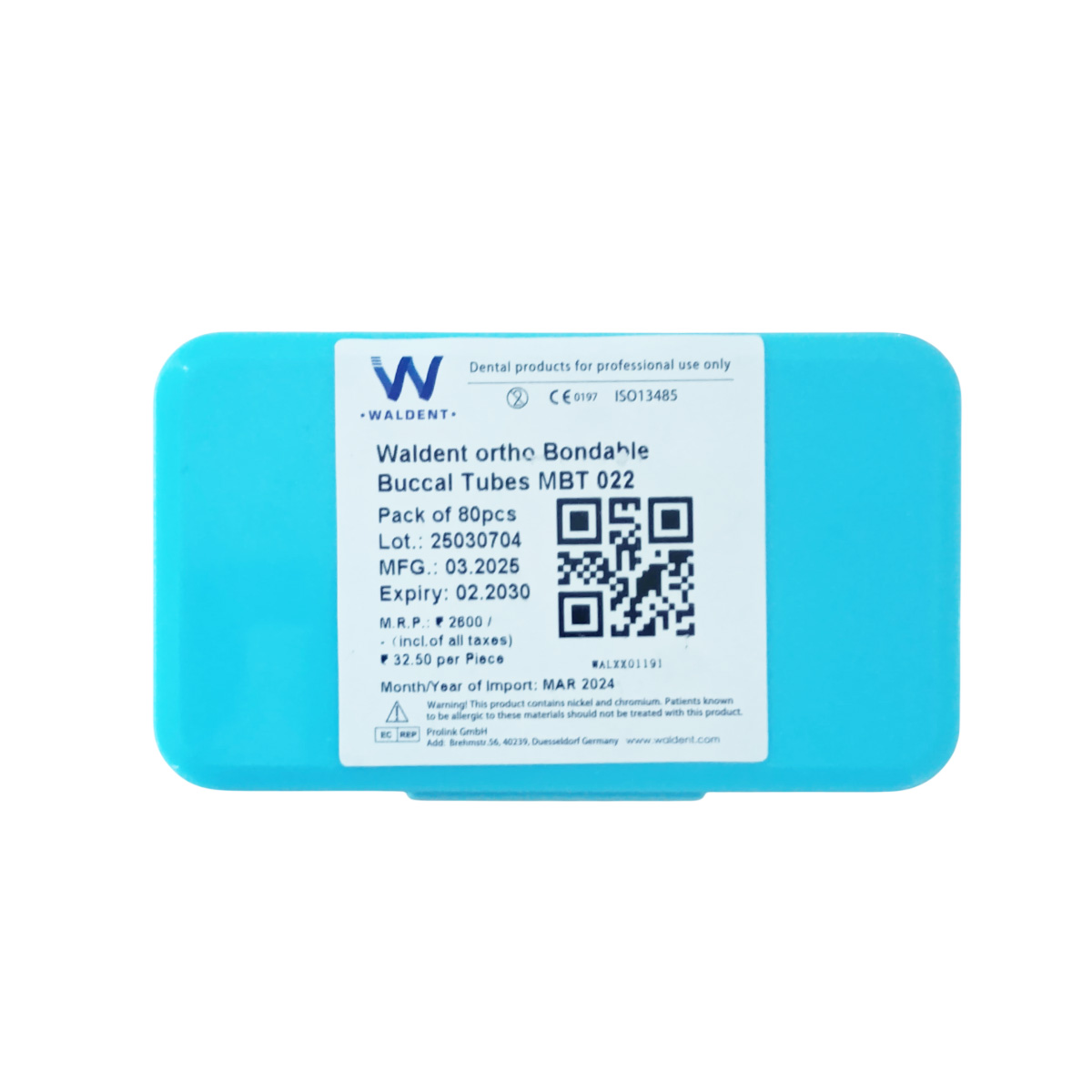 Buy Waldent Ortho Bondable Buccal Tubes MBT 0.022 At Best Price On ...