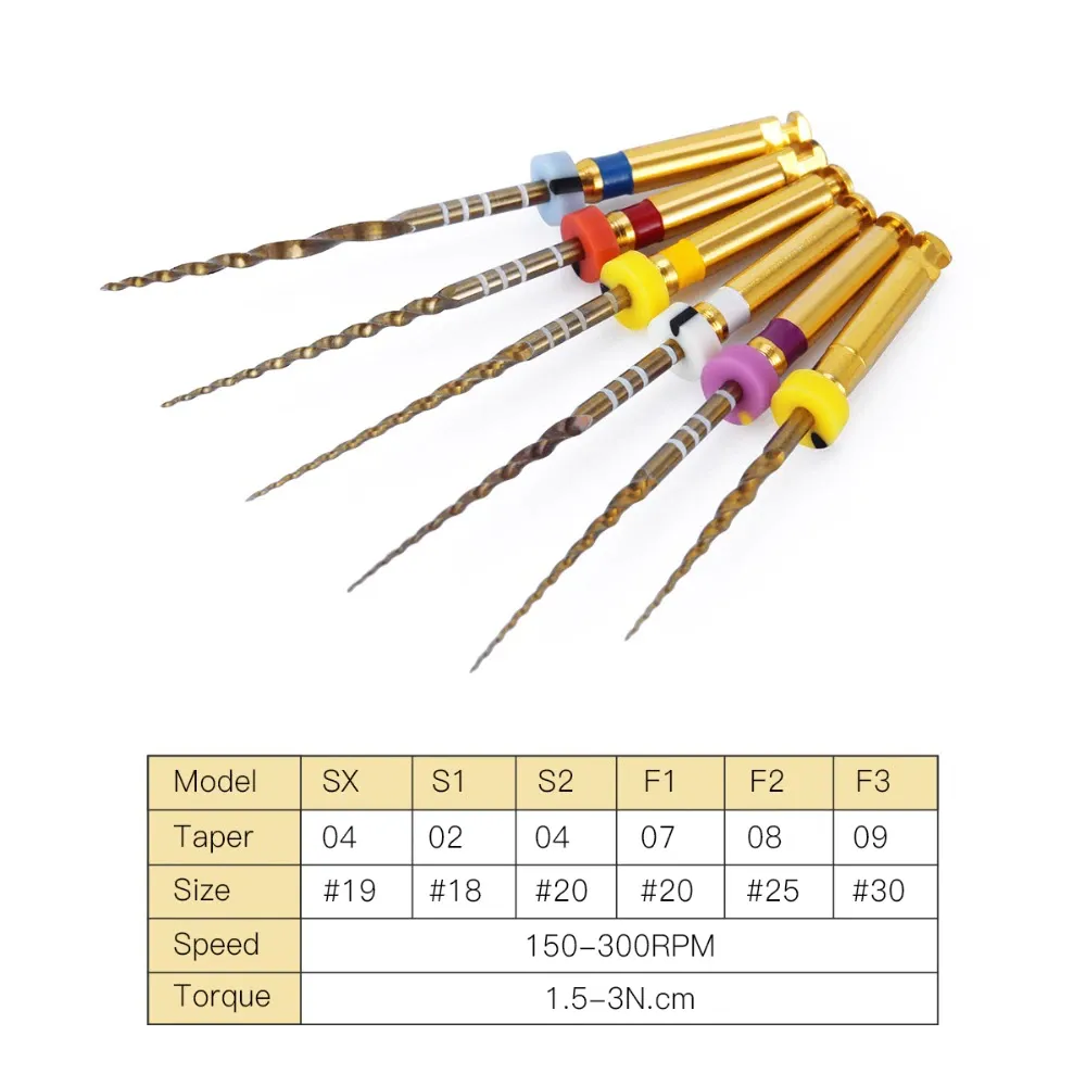 Waldent Premium Taper Gold Rotary Files - 21mm Online at Best Price ...