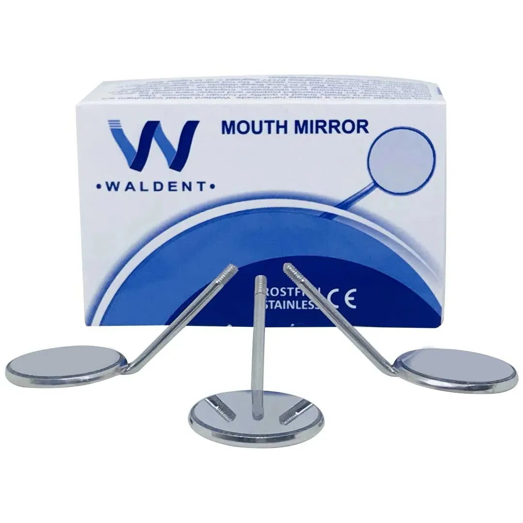 Buy Waldent Rhodium-Coated Mouth Mirror Tops No.5 Pk/12 (K13/6 ...