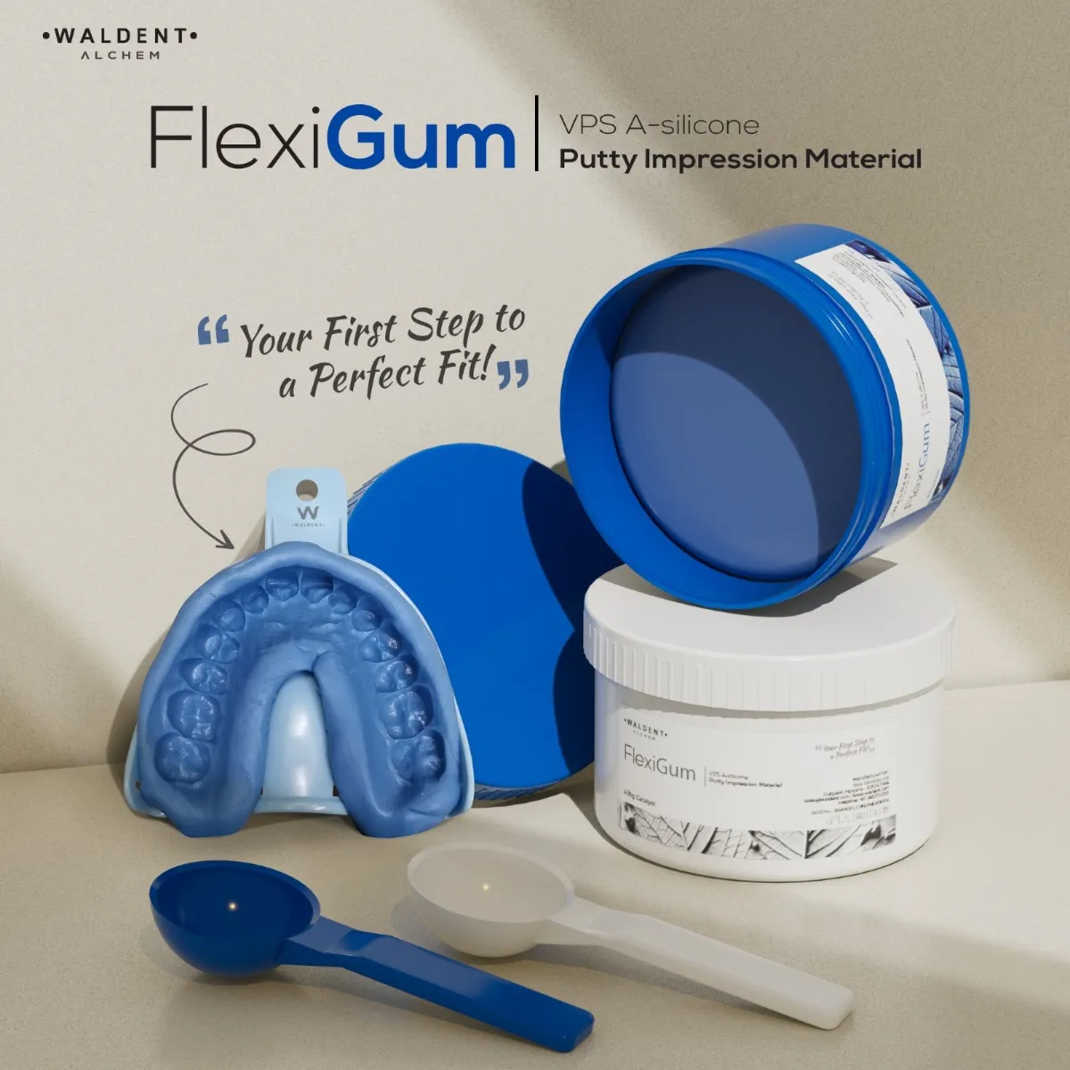 Buy Waldent FlexiGum VPS A-Silicone Putty | Dental Impression Material ...