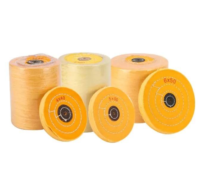 Jinguang Denture Polishing Buffing Wheel - Yellow