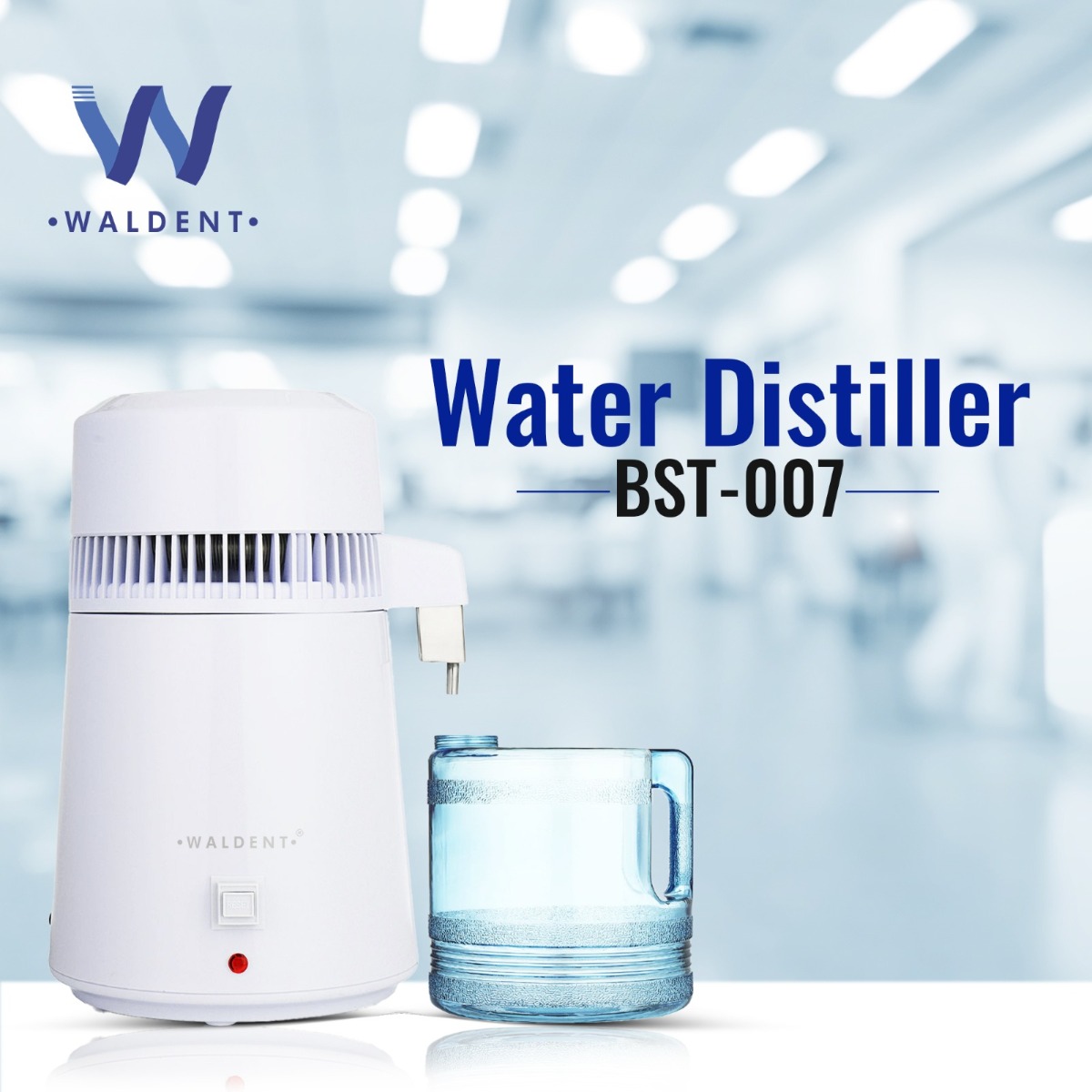 Waldent Water Distiller BST-007: High Efficiency for Dental Clinics and ...