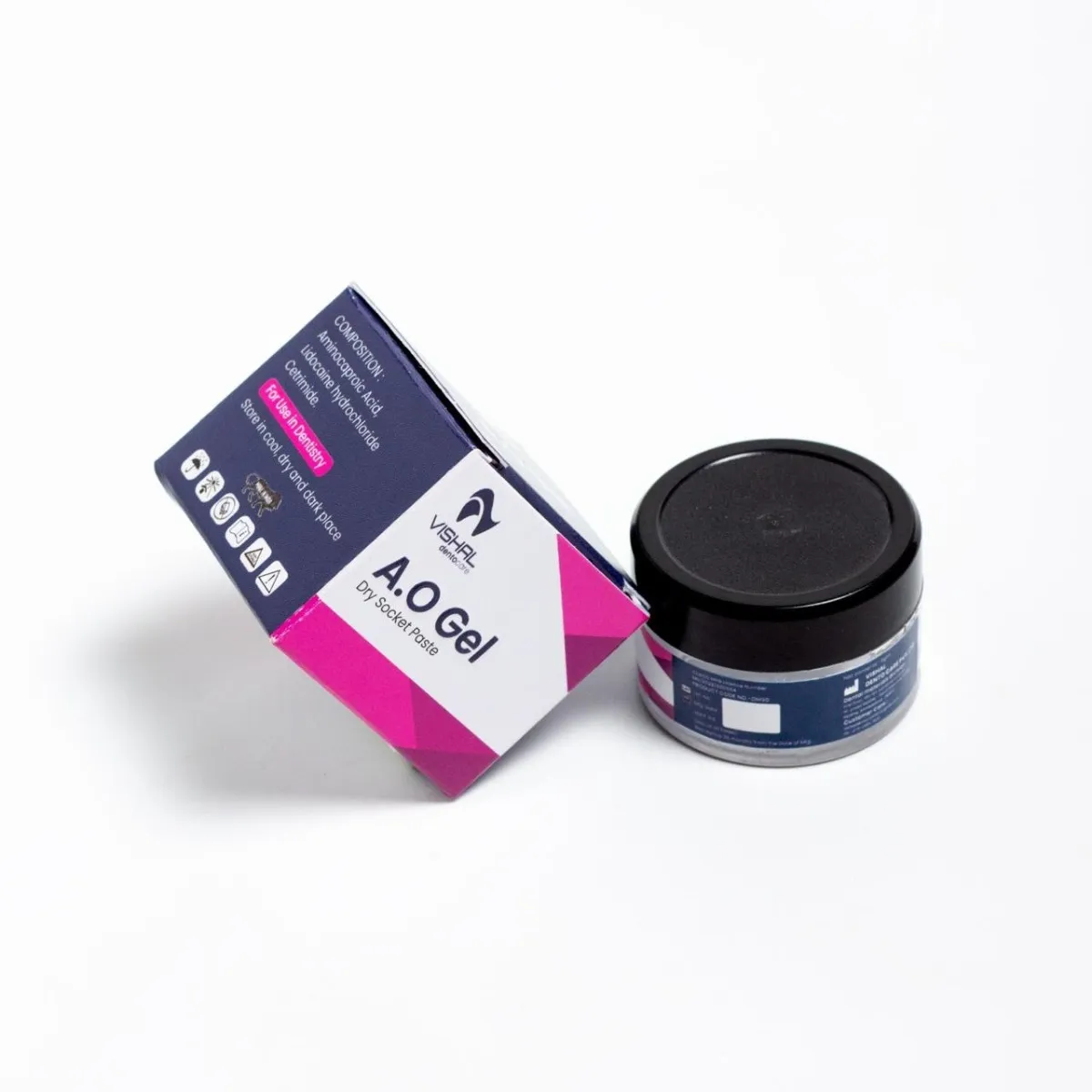 Vishal Dentocare A.O. Gel Dry Socket Paste 1