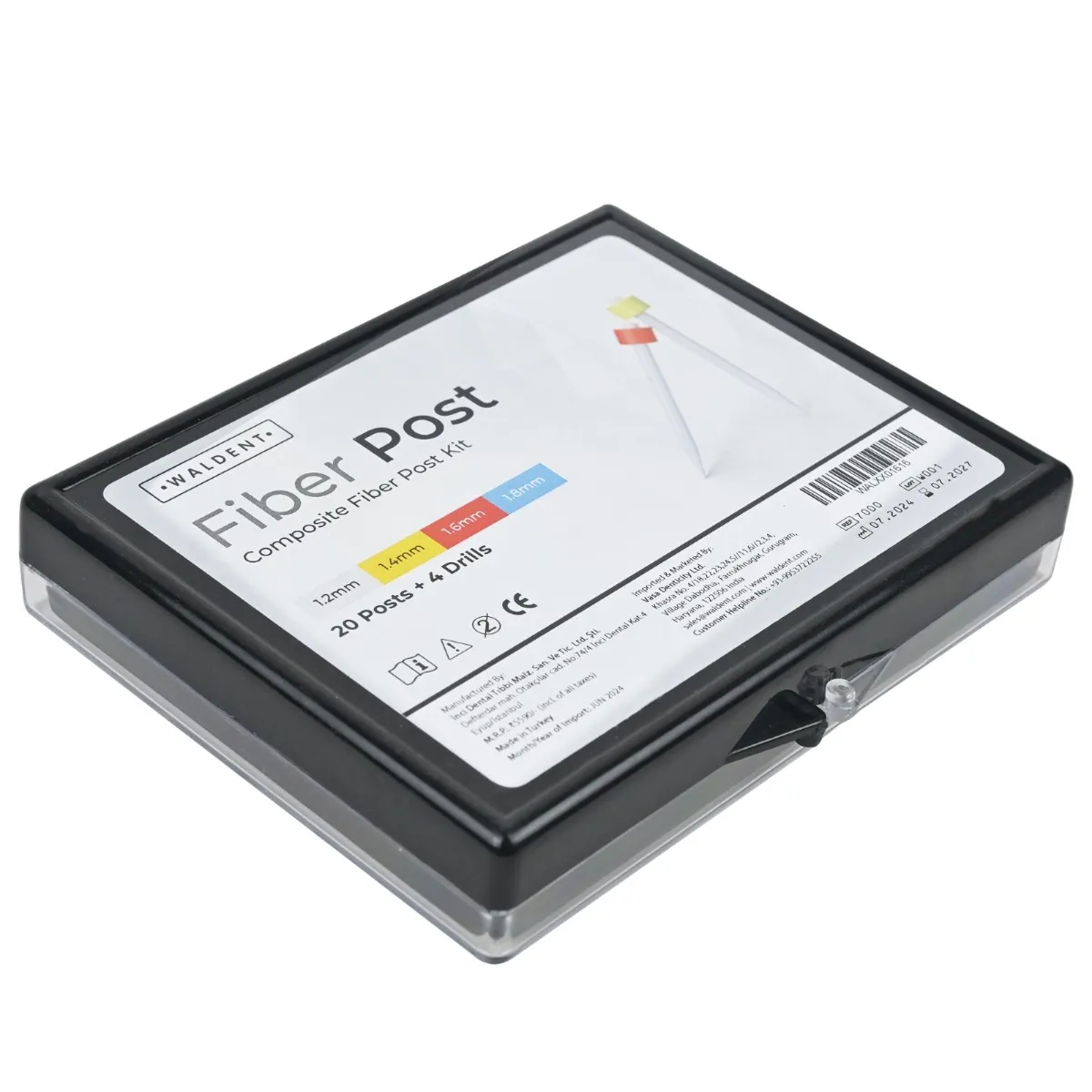 Buy Waldent Radiopaque Composite Fiber Post Kit - Online Dental ...