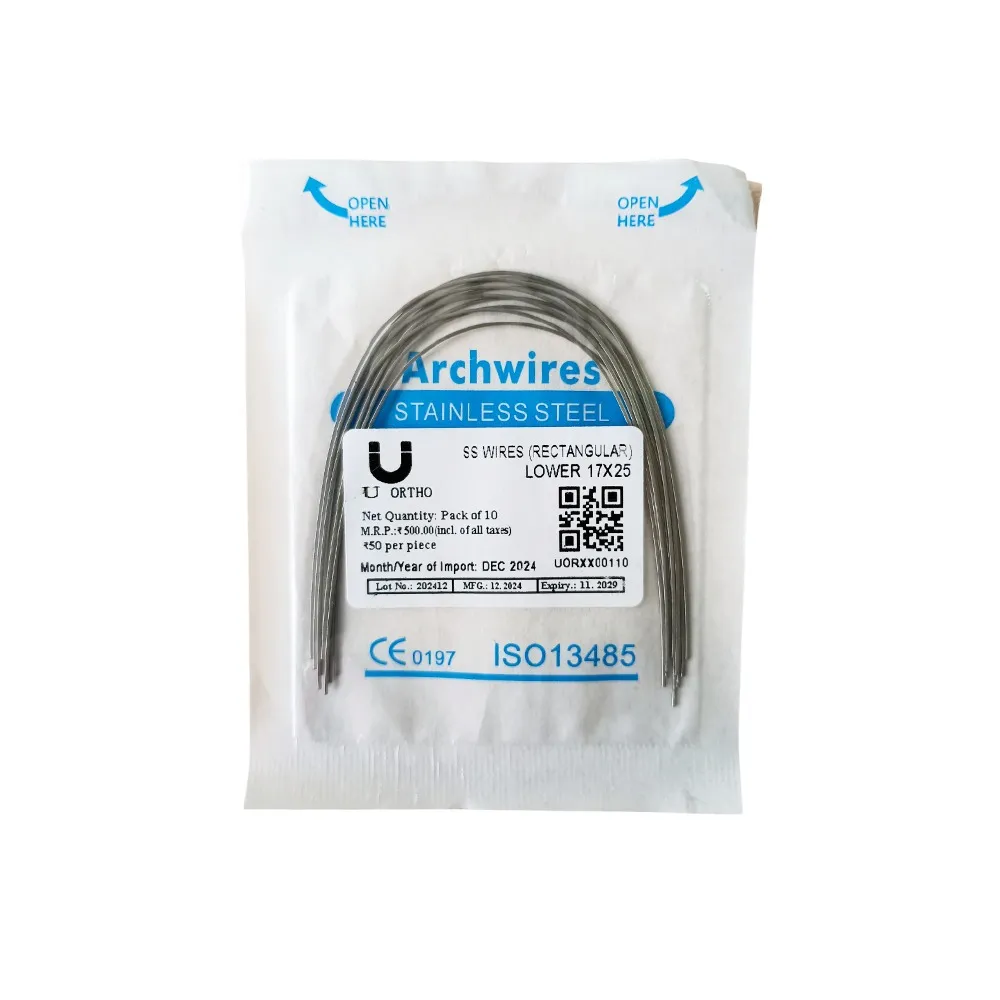 Buy U Ortho SS Rectangular Wires | Best Rectangular Orthodontic Wire ...