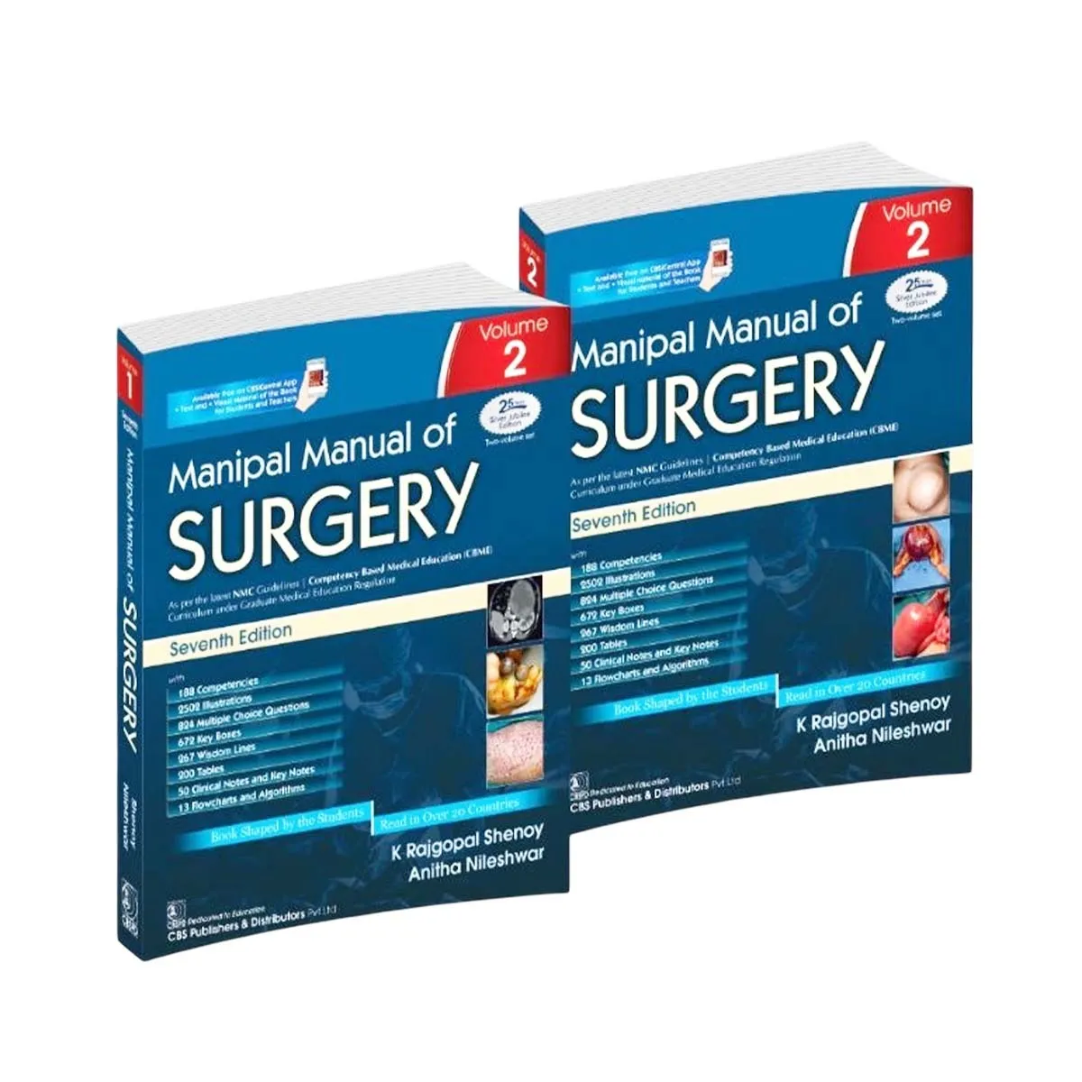 Manipal Manual Of Surgery 2 Volume Set 7th Edition 2025 (ISBN - 385703) Online at Best Price ...