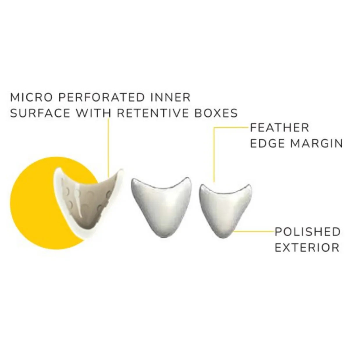 Kids-e-Crown Zirconia Universal Upper Central Incisor Refills– Shop on ...